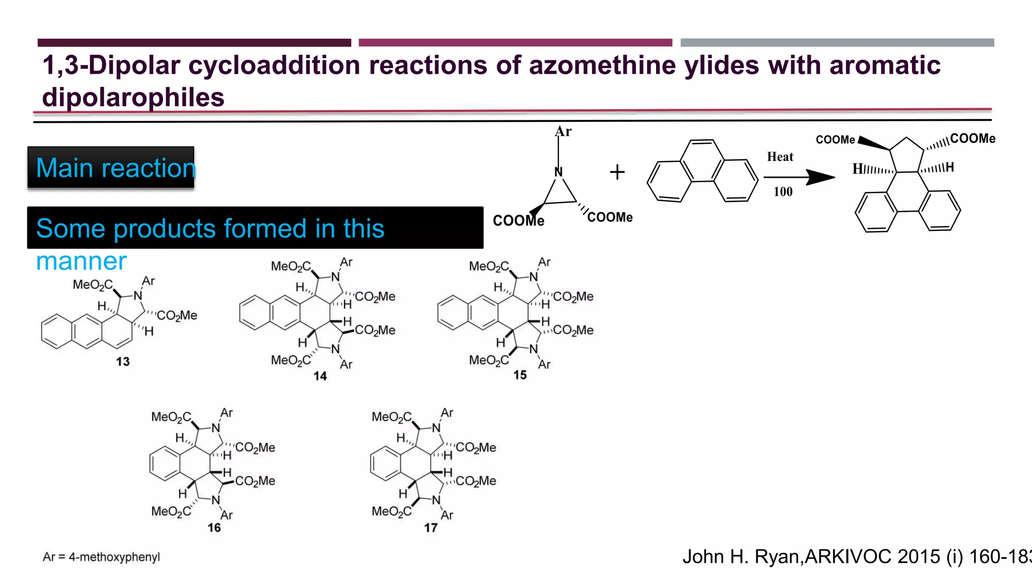 1,3 dipolar cycloadditions | PPTX