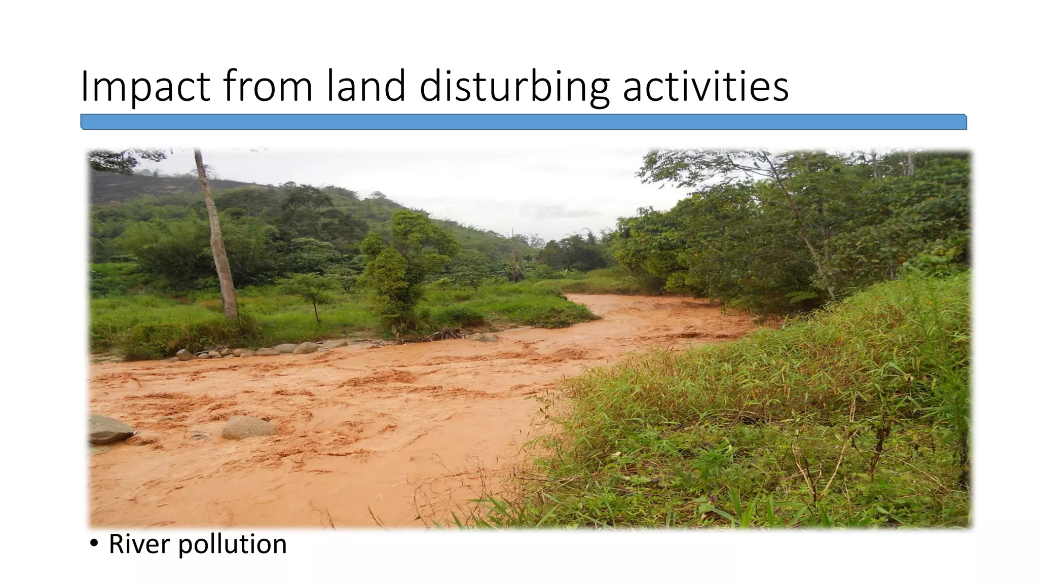 Regulatory Approach in Soil Erosion and Sedimentation Control for EIA ...