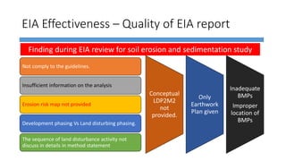 Regulatory Approach in Soil Erosion and Sedimentation Control for EIA ...