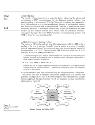 13. Effectiveness Of Erp Systems | PDF