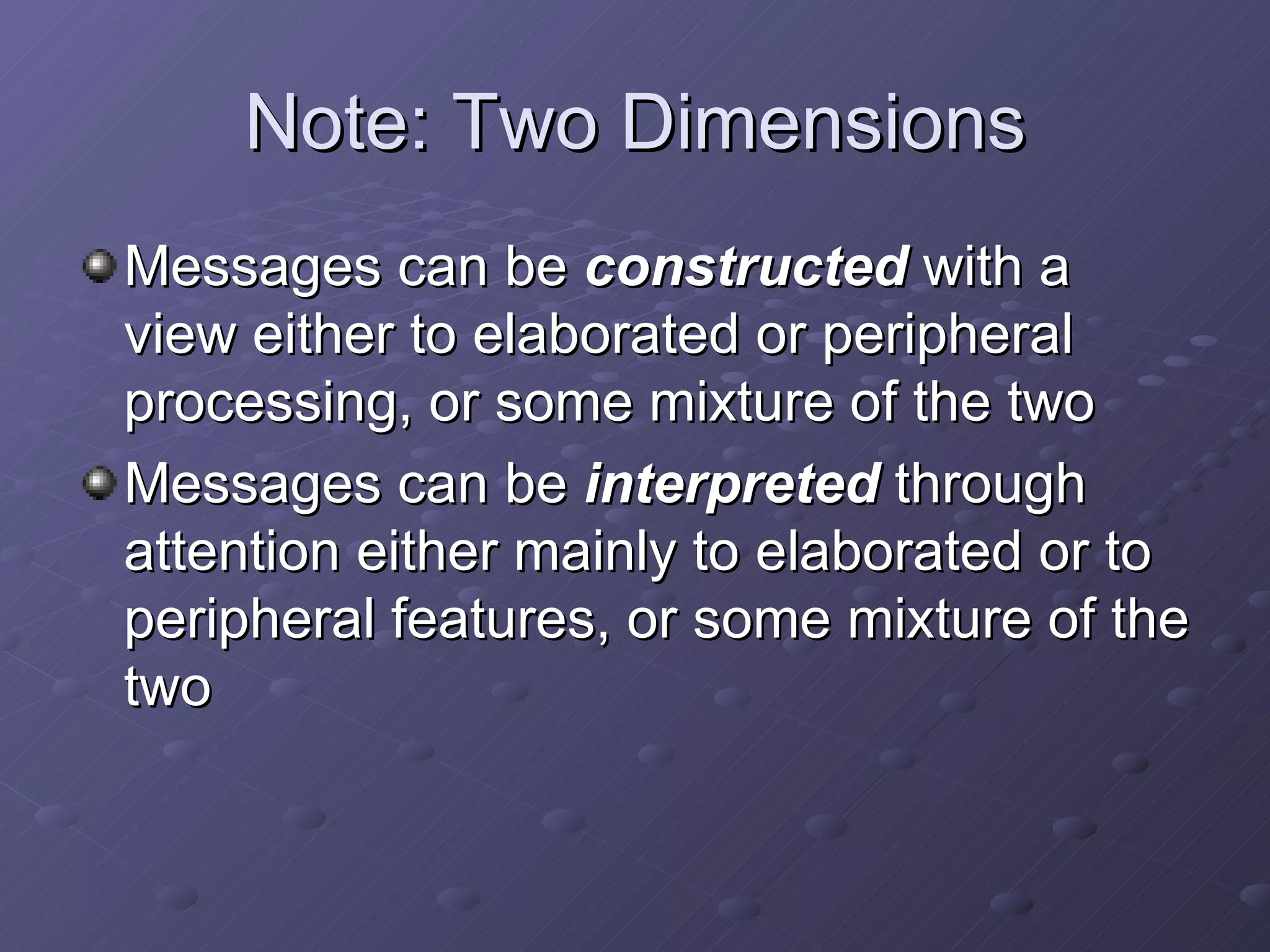 Elaboration Likelihood Model | PPT