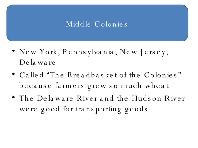 13 English Colonies | PPT | Geography | Science