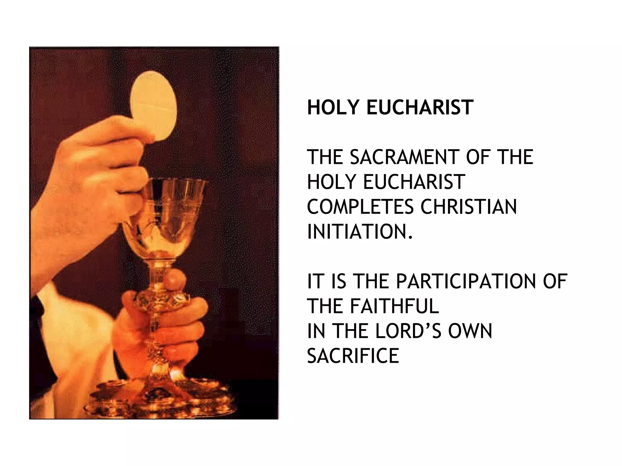 13. eucharist | PPT