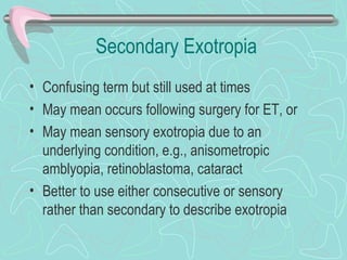 13 exotropia | PPT
