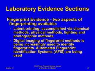 13 Forensic Science Powerpoint Chapter 13 The Forensic Laborat | PPT ...