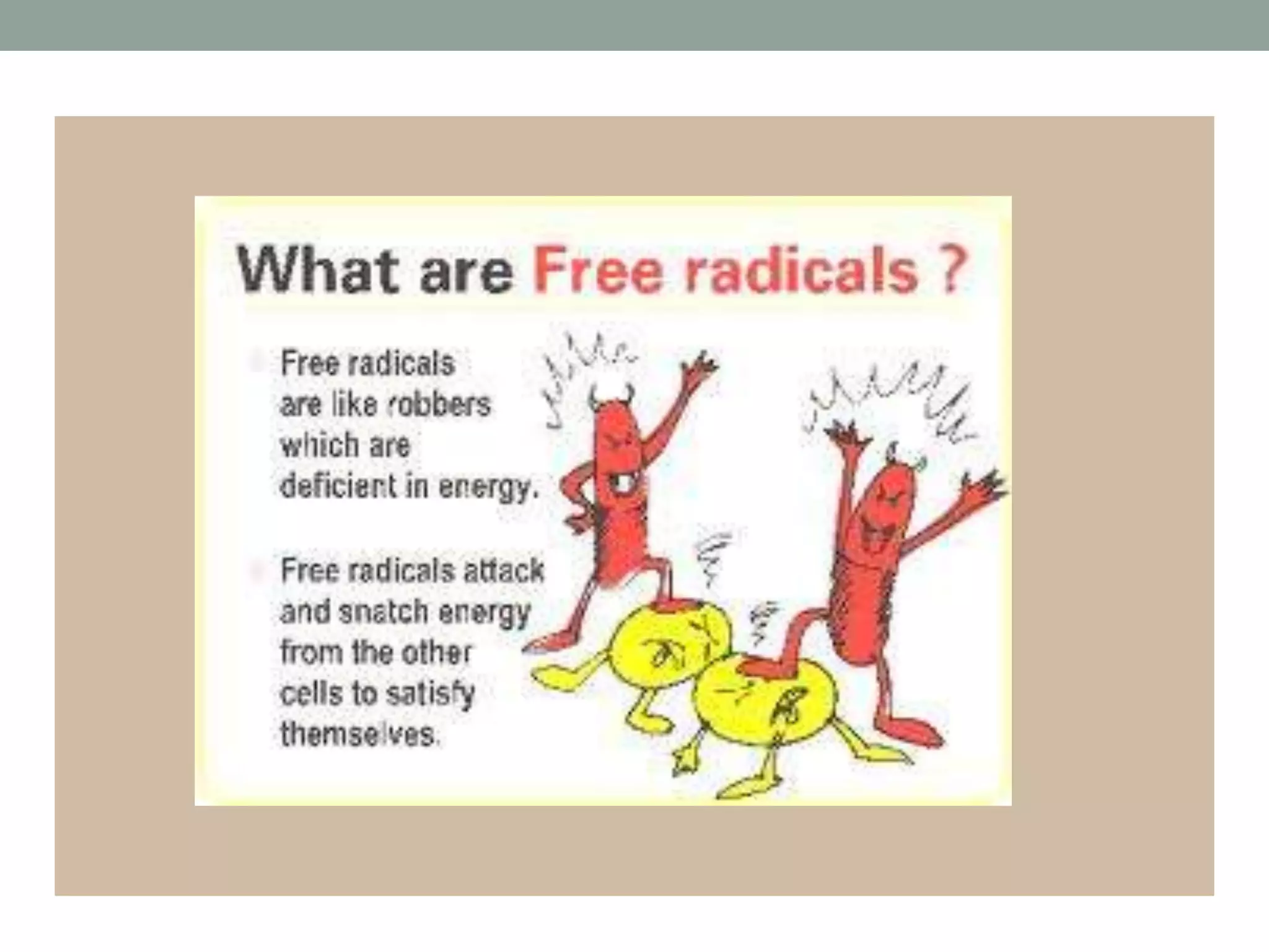 13. free radicals and antioxidants | PPTX