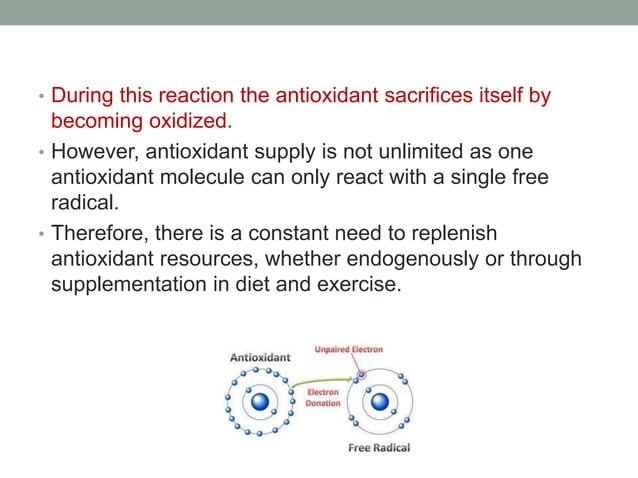 13. free radicals and antioxidants | PPTX | Chemistry | Science