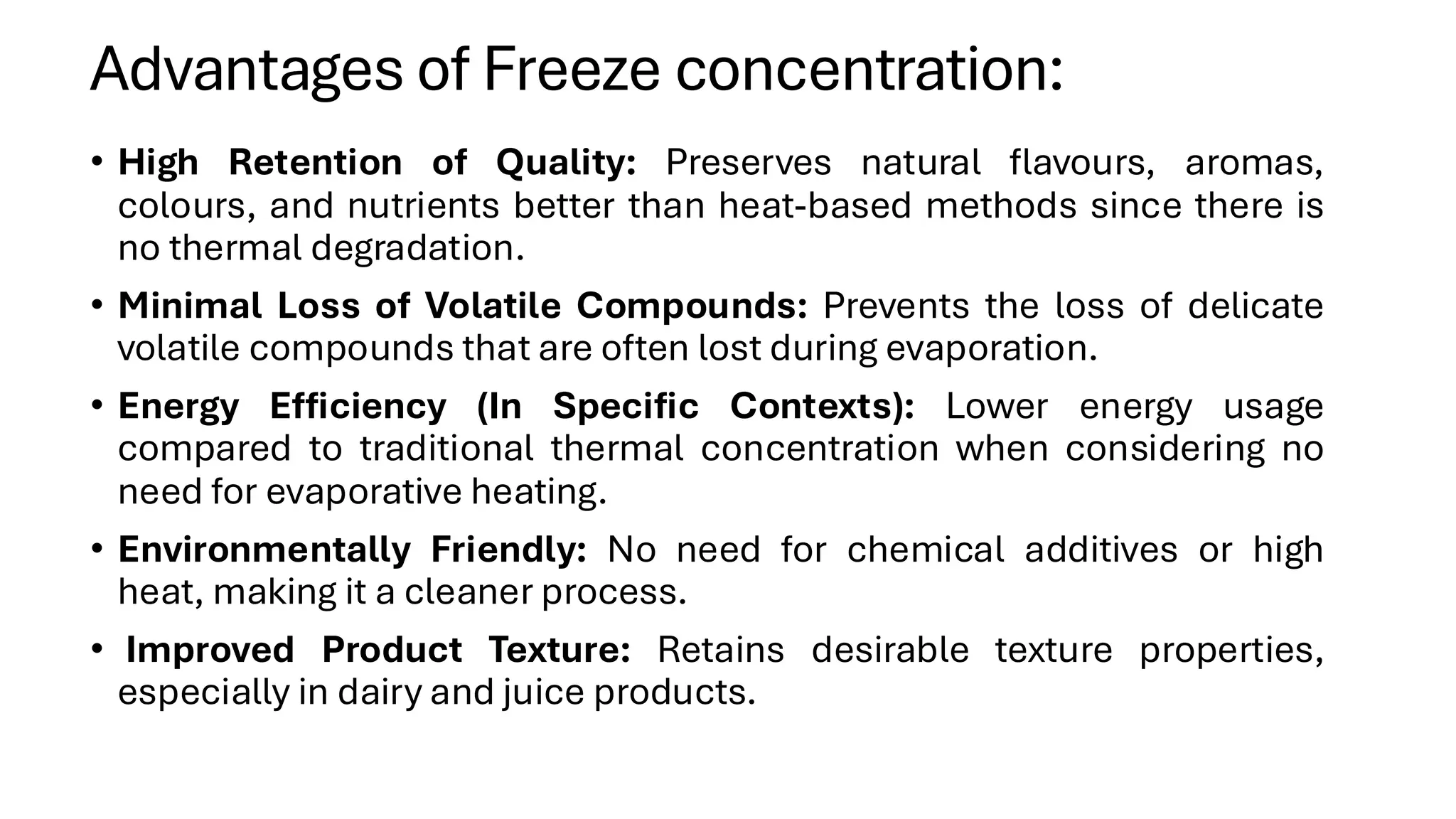 Freeze Concentration: A Modern Technique in Food and Beverage ...