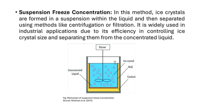 Freeze Concentration: A Modern Technique in Food and Beverage ...