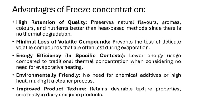 Freeze Concentration: A Modern Technique in Food and Beverage ...