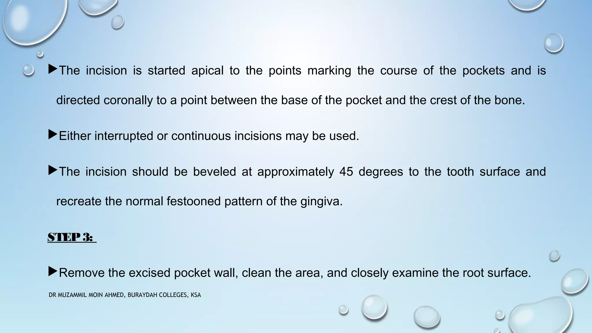 GINGIVECTOMY AND GINGIVOPLASTY | PPT