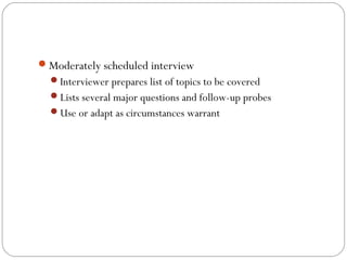 13. interviewing | PPT