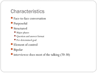 13. interviewing | PPT