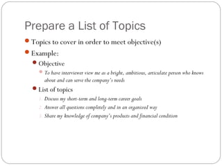13. interviewing | PPT