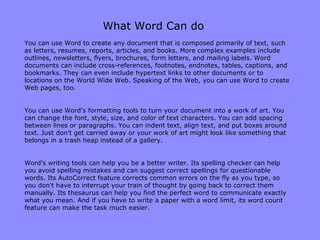 06 Intro to MS Word | PPT