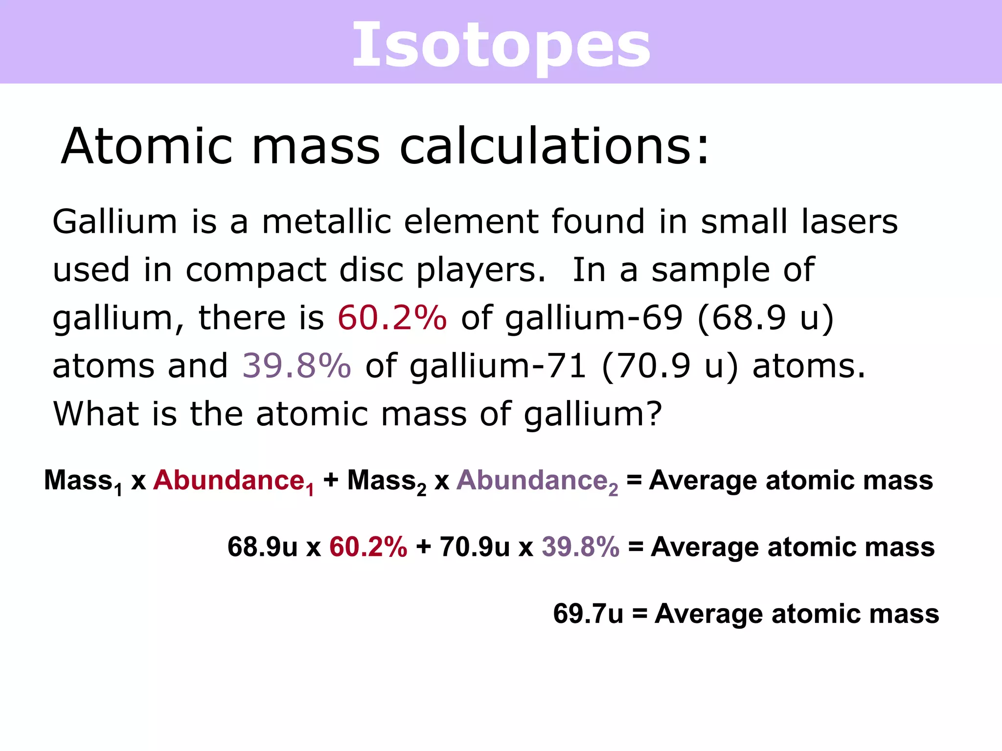 13 isotopes | PPT