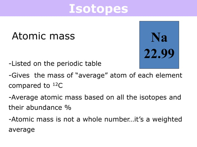 13 isotopes | PPT