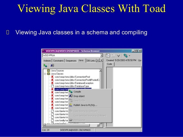 13 java in oracle