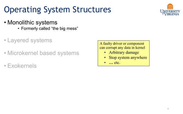 13 Kernels Operating System Introduction Ppt