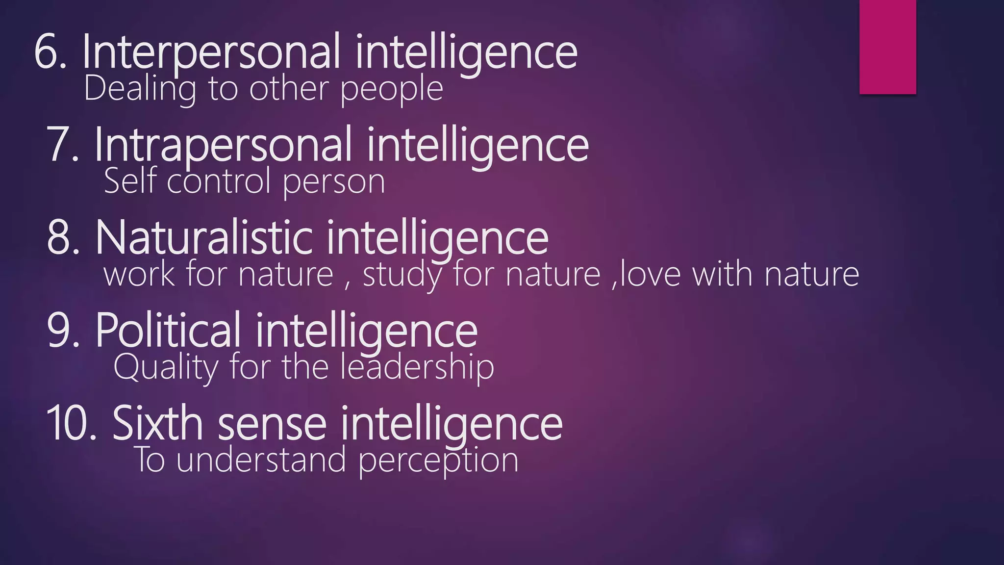 Individual Differences in Intelligence | PPTX