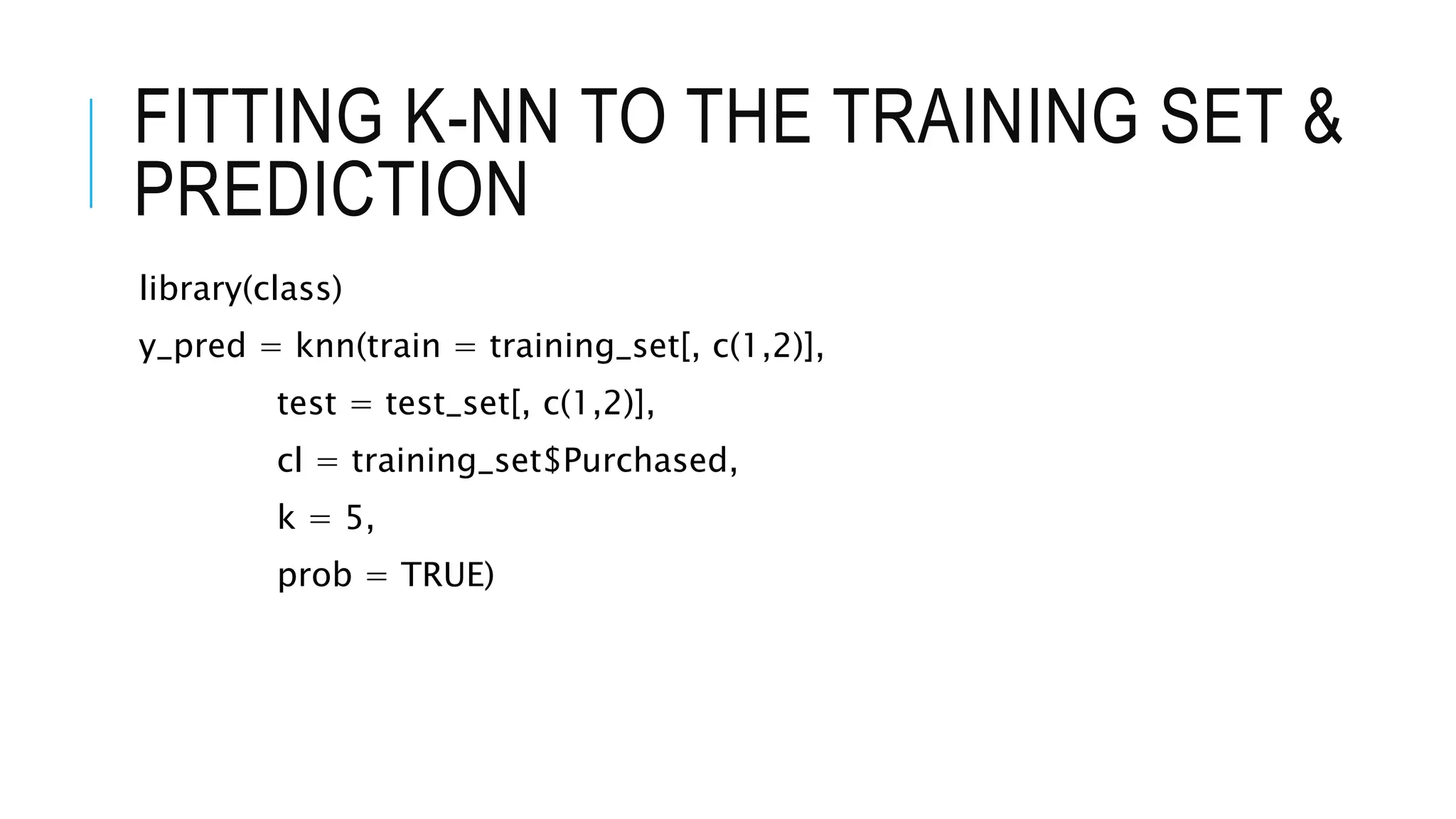 knn classification | PPT