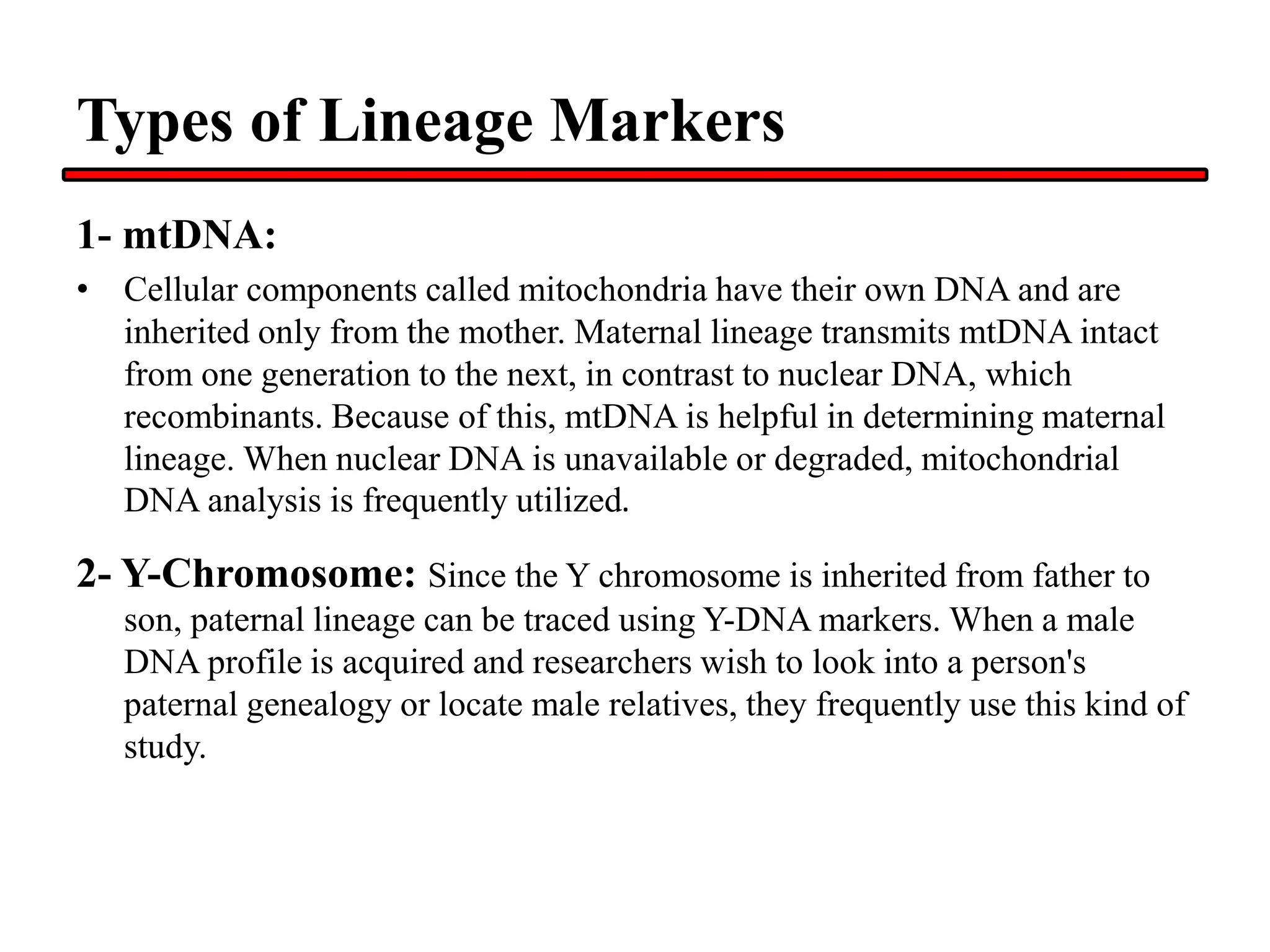 Lineage Markers in Forensic Serology & DNA Typing.pptx