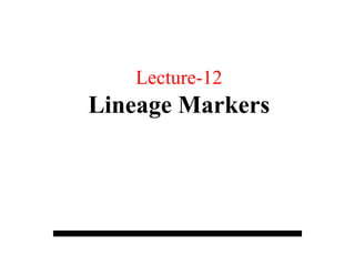 Lineage Markers in Forensic Serology & DNA Typing.pptx