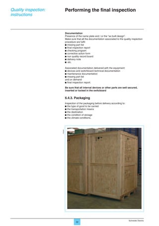 13 lv switchboard inspection guide | PDF