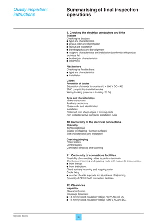 13 lv switchboard inspection guide | PDF