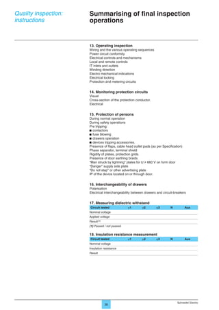 13 lv switchboard inspection guide | PDF