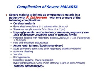 13- malaria.ppt | Infectious Diseases | Diseases and Conditions