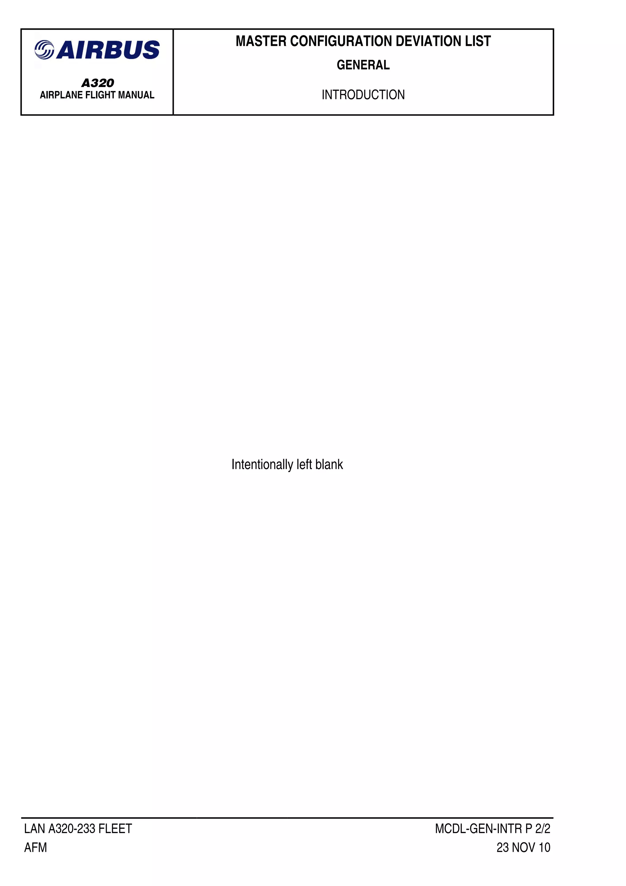 13 master configuration deviation list a-320 | PDF | Air Travel ...