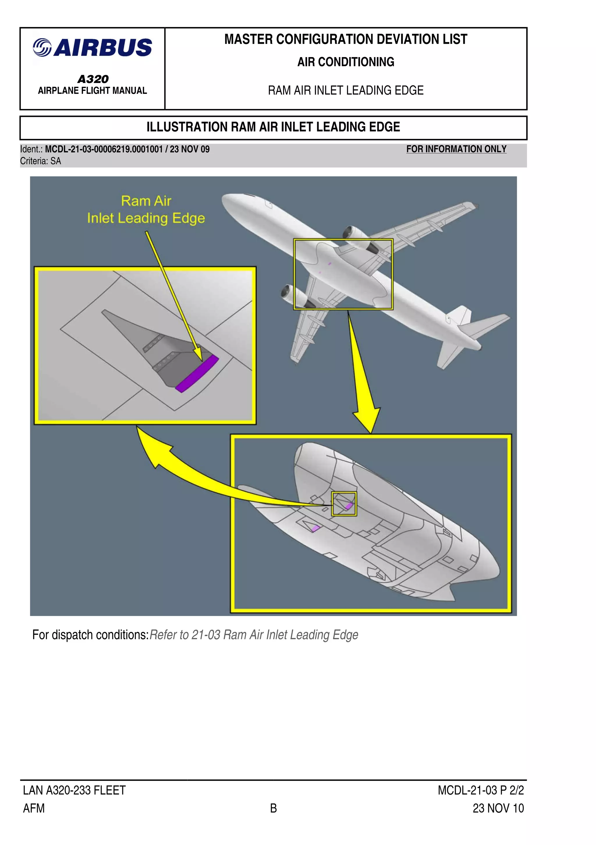 13 master configuration deviation list a-320 | PDF | Air Travel | Travel Type