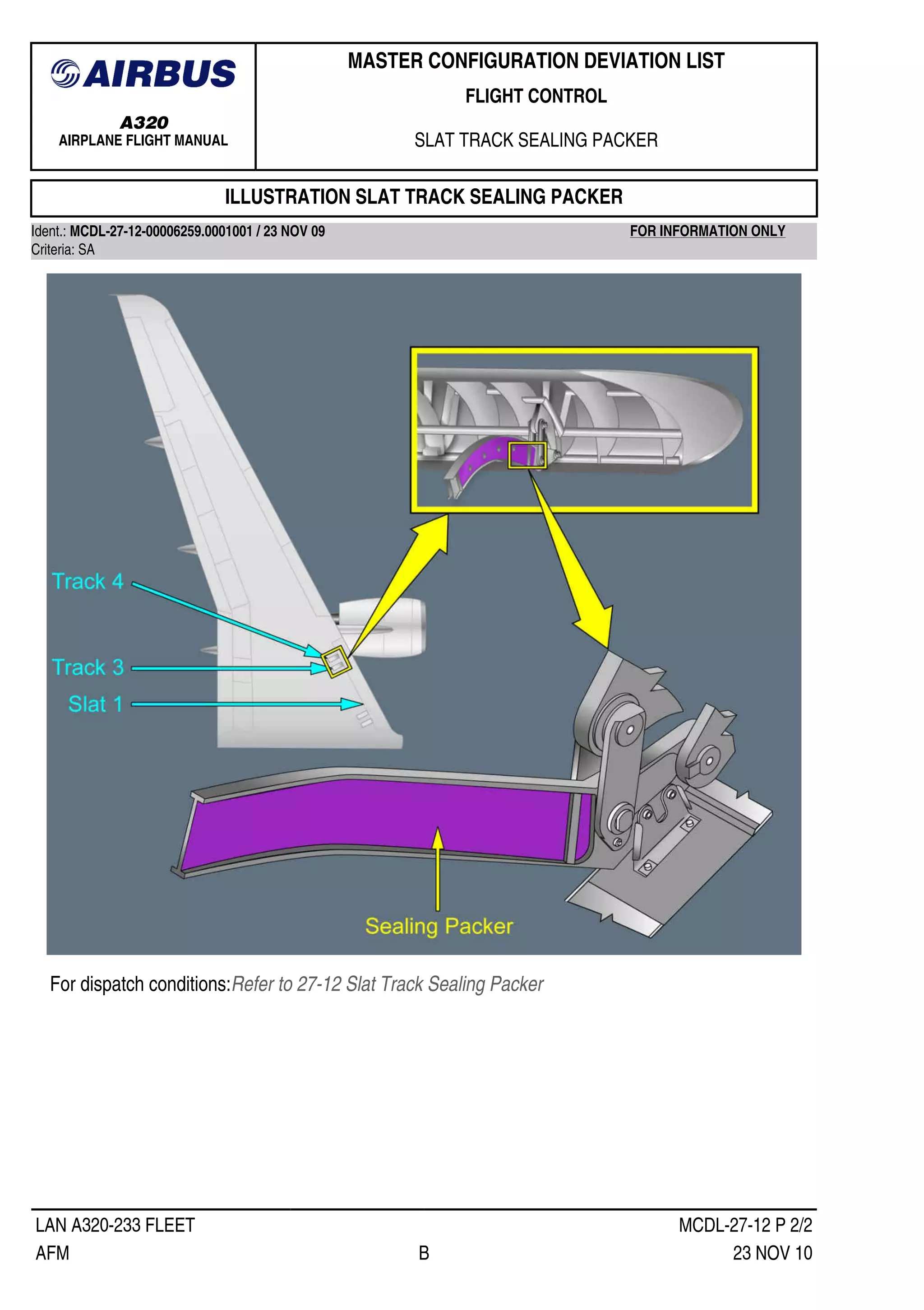 13 master configuration deviation list a-320 | PDF
