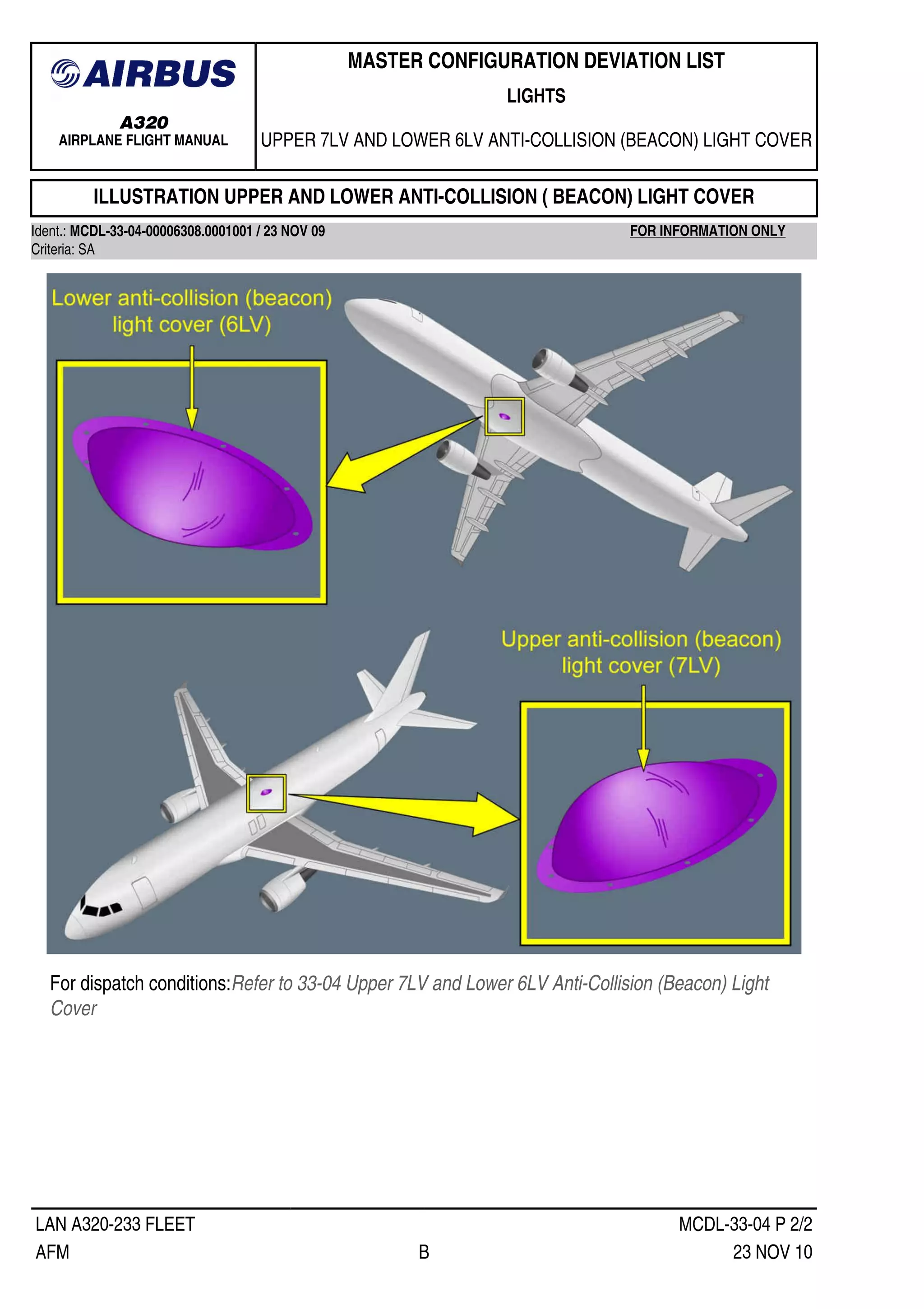 13 master configuration deviation list a-320 | PDF