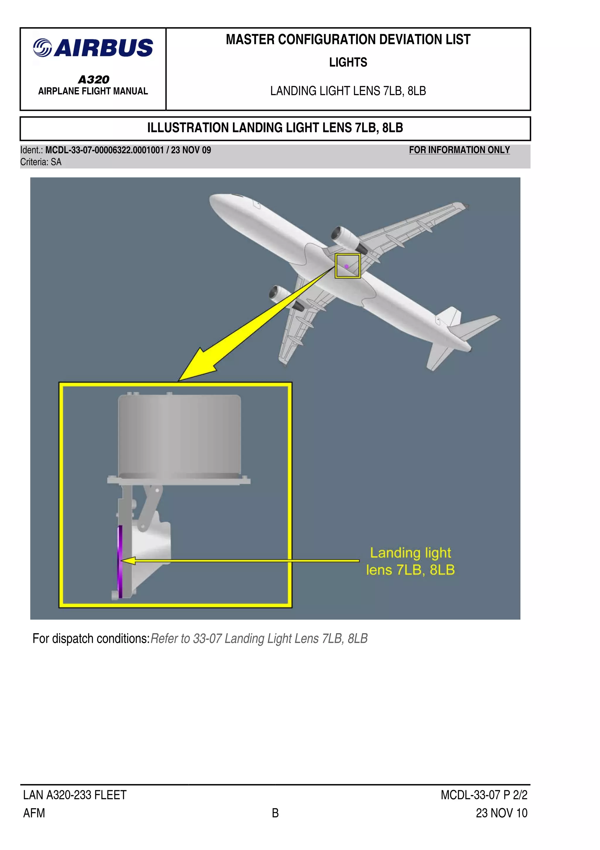 13 master configuration deviation list a-320 | PDF