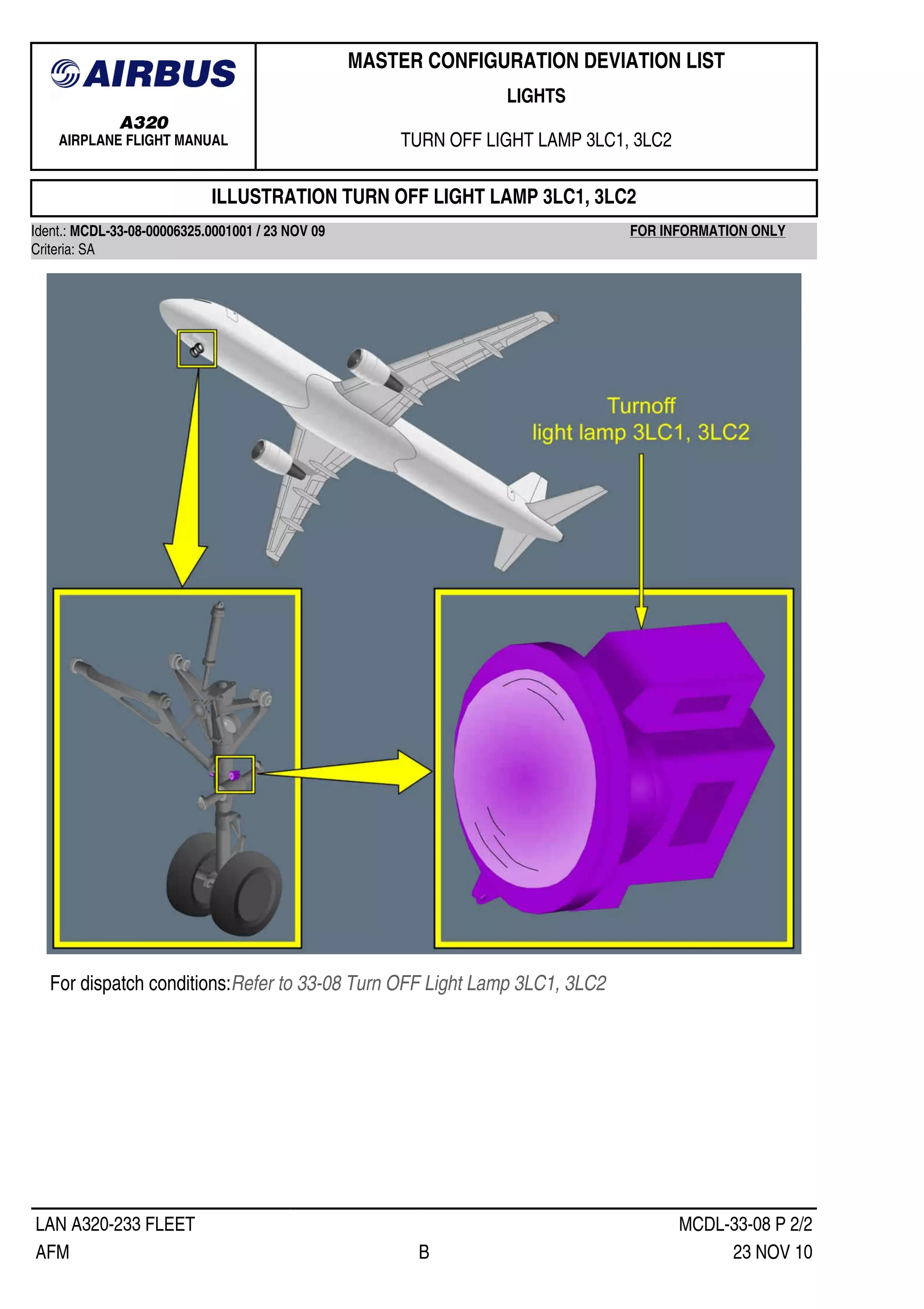 13 master configuration deviation list a-320 | PDF