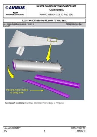 13 master configuration deviation list a-320 | PDF