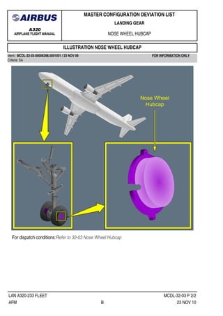 13 master configuration deviation list a-320 | PDF