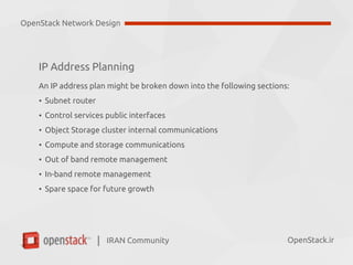 Mastering OpenStack - Episode 13 - Network Design | PPT