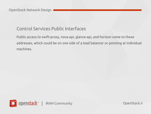 Mastering OpenStack - Episode 13 - Network Design | PPT