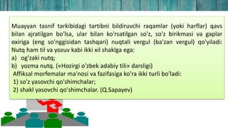 13-mavzu. O'zbek tilining imlo muammolari.pptx