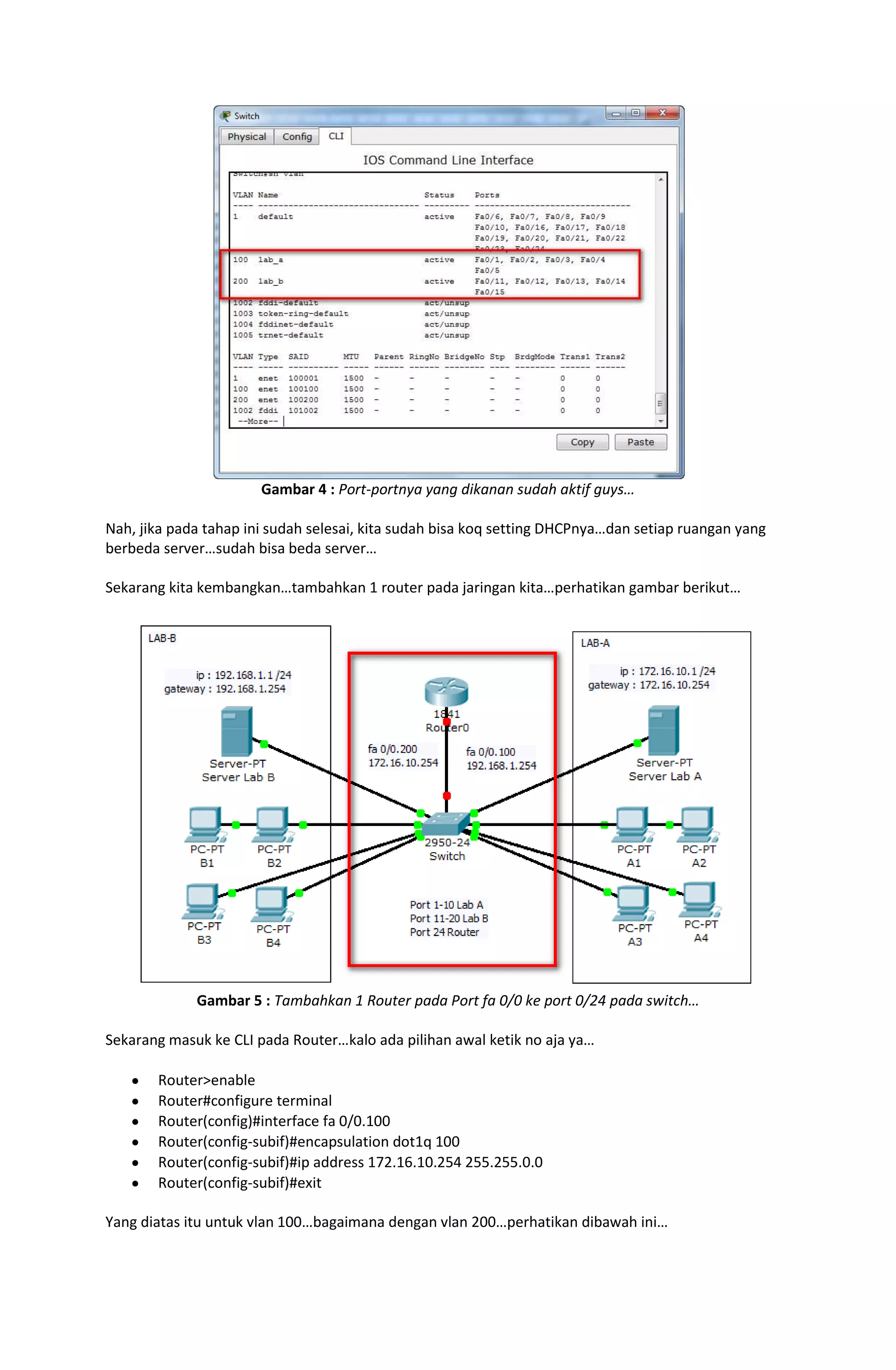 13. membuat simulasi jaringan vlan | PDF