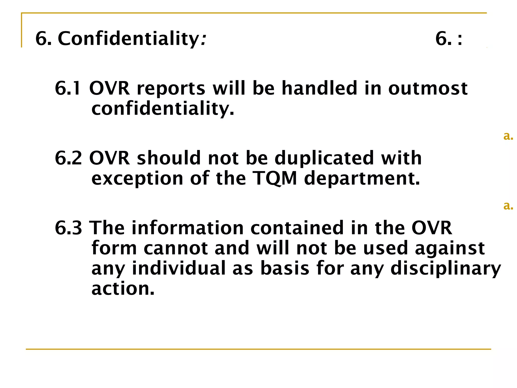 occurrence variance reporting | PPT
