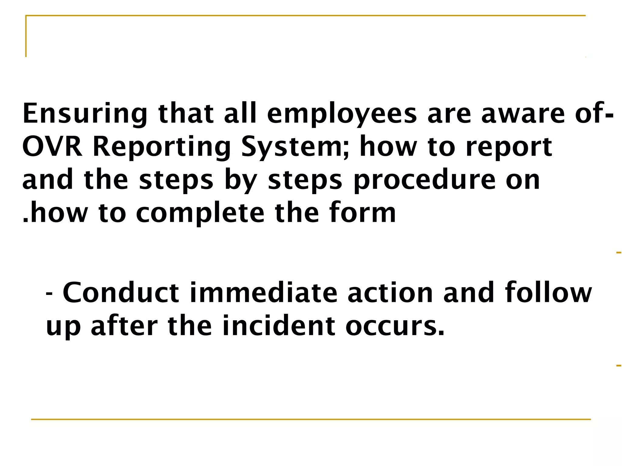 occurrence variance reporting | PPT