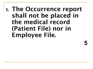 occurrence variance reporting | PPT