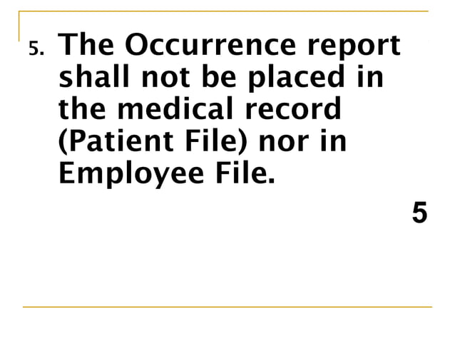 occurrence variance reporting | PPT