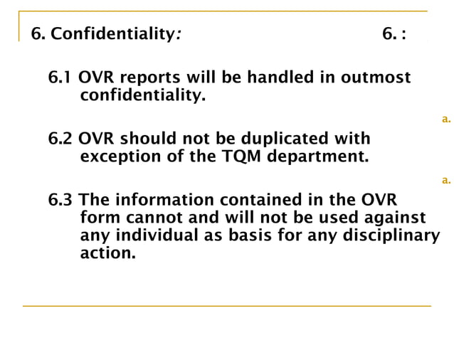 occurrence variance reporting | PPT