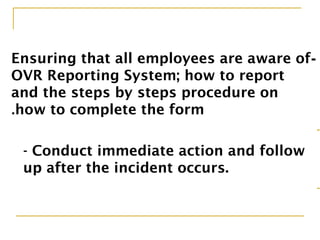 occurrence variance reporting | PPT