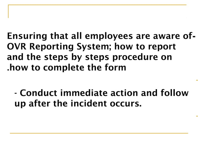 occurrence variance reporting | PPT